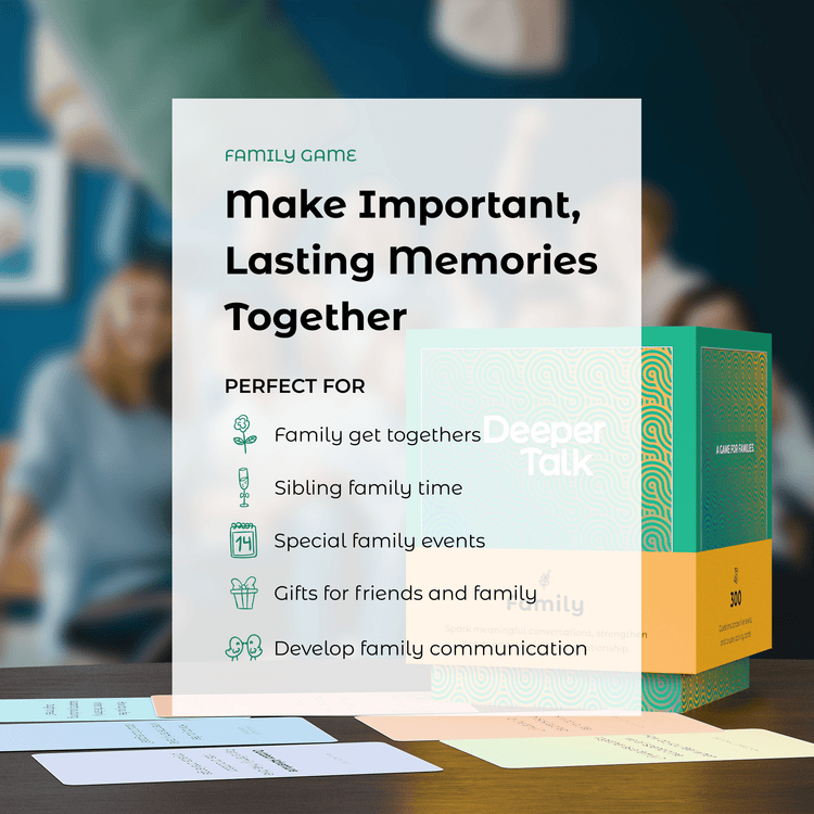 Deeper Talk - Deep Conversation Card Games for Meaningful Connections